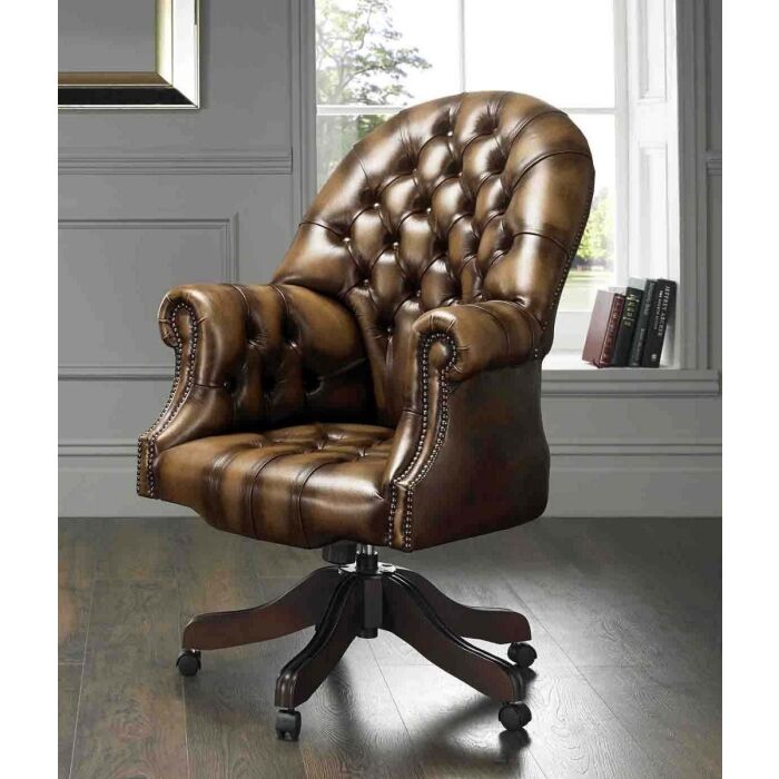 Leather rolling chair store